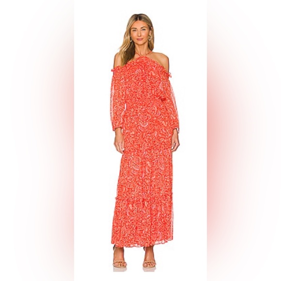 1. State | Dresses | State Halter Maxi Dress In Scrolling Paisley Sz Xs ...